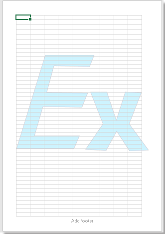 How to insert company logo into worksheet?