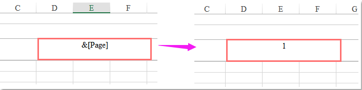 How To Insert Page Number Into Cell Header Footer In Excel 