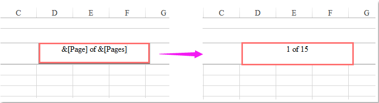 How To Insert Page Number Into Cell Header Footer In Excel 