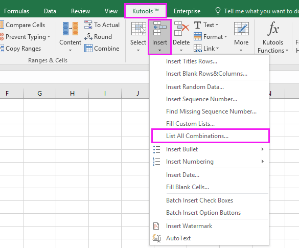 How To Generate A List Of All Possible 4 Digits Combinations In Excel 