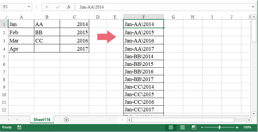Generate List Of All Combinations With A Grouped By Step Query Mobile 
