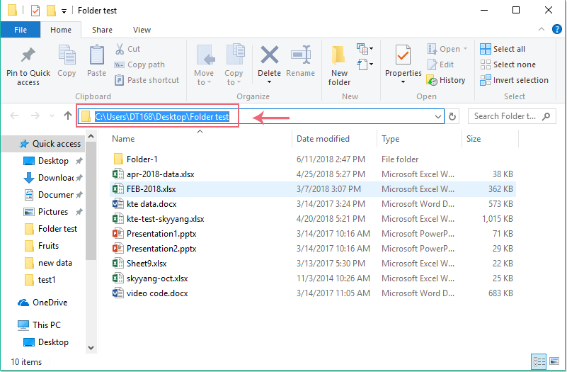 Excel Easy 1 L m Th N o Li t K C c T p Tin Trong M t Th M c 
