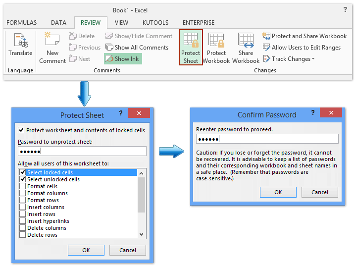 How To Lock And Protect Selected Cells In Excel 
