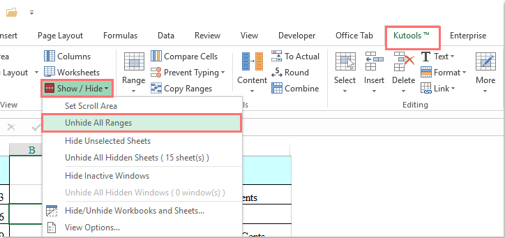 How to lock screen to prevent scrolling in Excel worksheet?