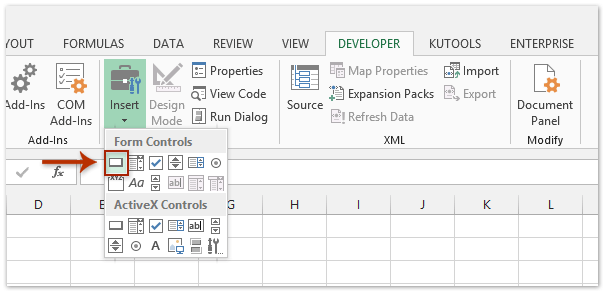 How To Insert A Macro Button To Run Macro In Excel 