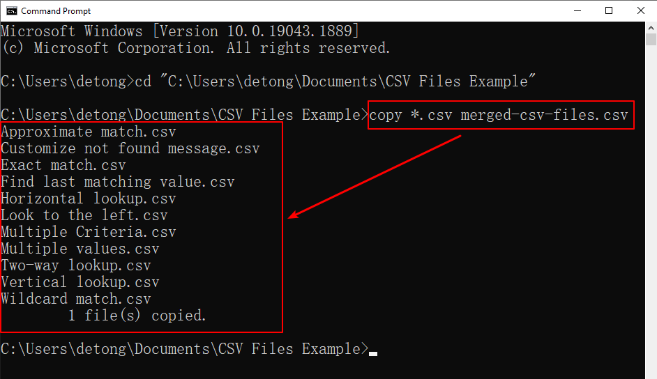 Wie Kann Man Mehrere CSV Dateien Mit Dem CMD Befehl In Einer Excel Datei Zusammenf hren 