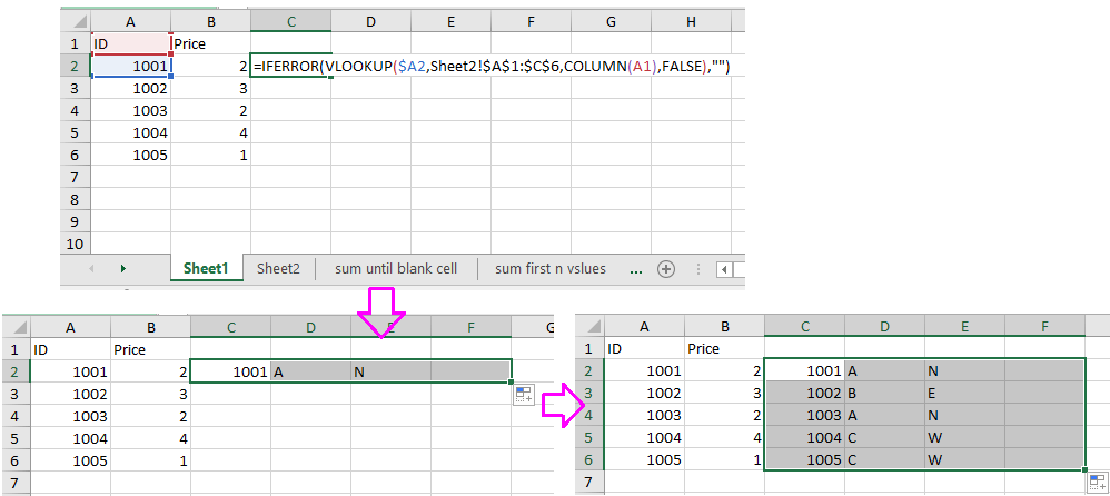  How To Merge Two Tables By Matching A Column In Excel 