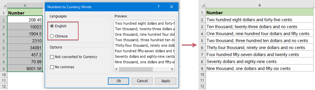 How To Change Or Convert Number To Text In Excel 
