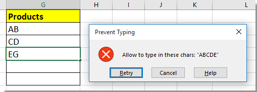 How To Only Allow Certain Values Input Or Enter In Excel 