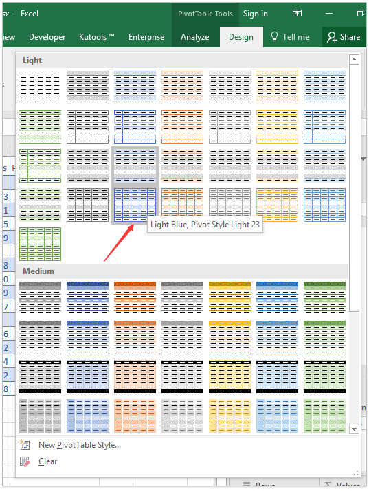 How To Alternate Row Color In An Excel Pivot Table 