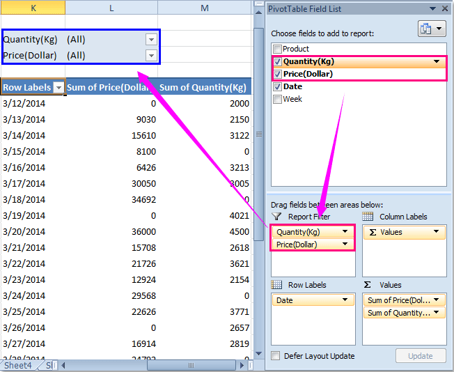 How To Hide Zero Value Rows In Pivot Table 