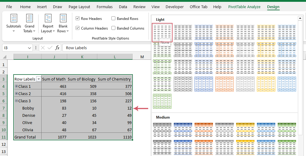 How To Bold Subtotals In Pivot Table Excel Brokeasshome