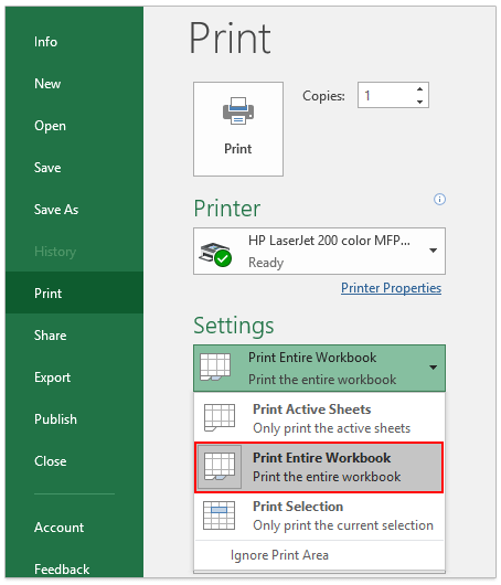 Cara Print Excel Semua Sheet ITugas