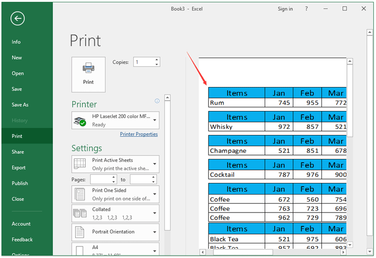 76 EXCEL PRINT SHEET RANGE SheetPrint2