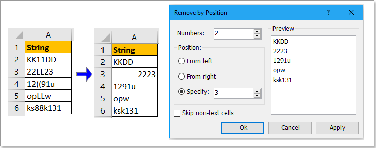 How To Remove First Or Last N Characters From A Cell Or String In Excel 