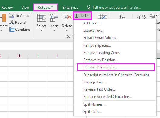 How to remove plus sign or minus sign of data in Excel?