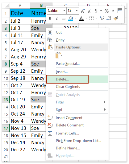 How Do You Delete Certain Rows In Excel 2019 Spplora