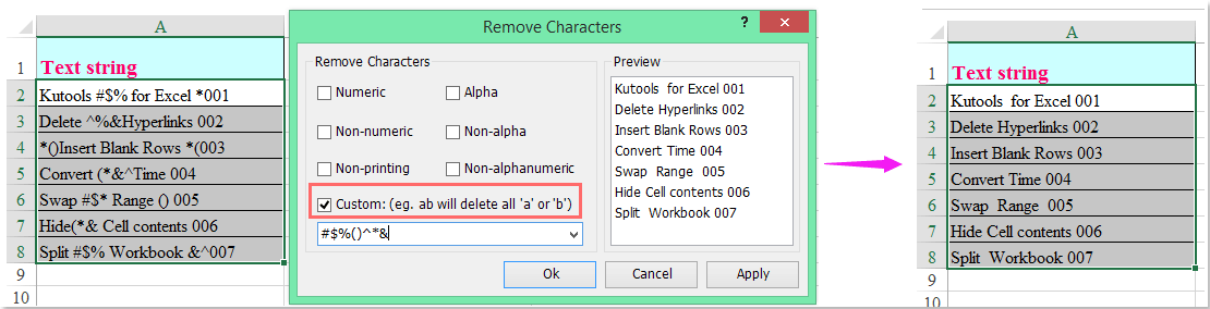 How To Remove Certain Excel Symbols Skifunty
