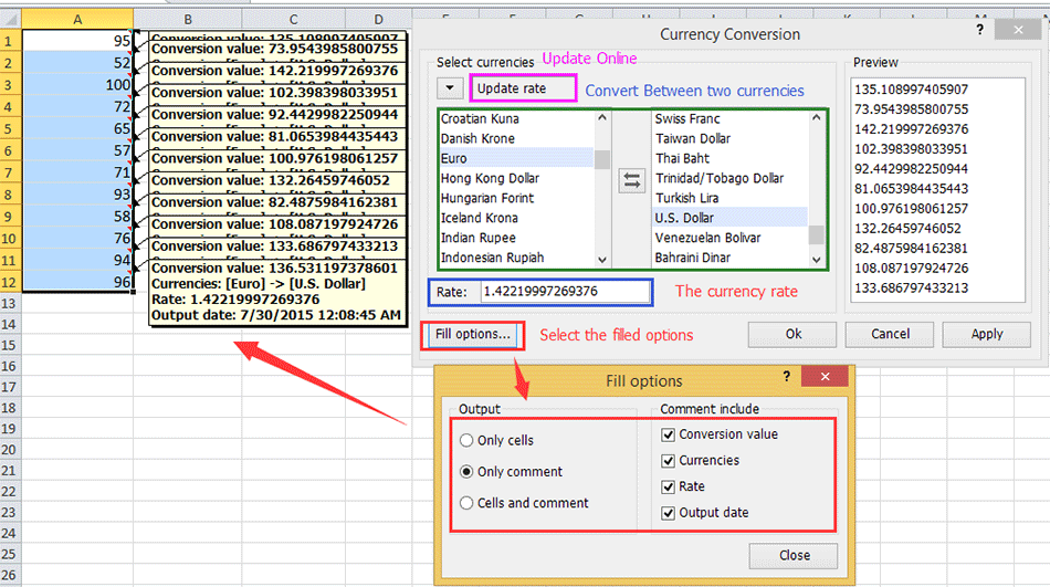 How To Convert Number Format Between European And US In Excel 