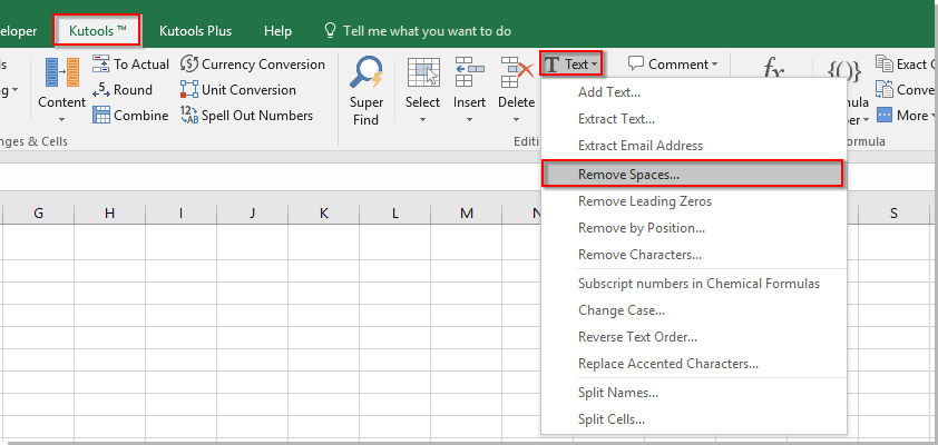How To Remove Trailing Spaces From Cells In Microsoft Excel 