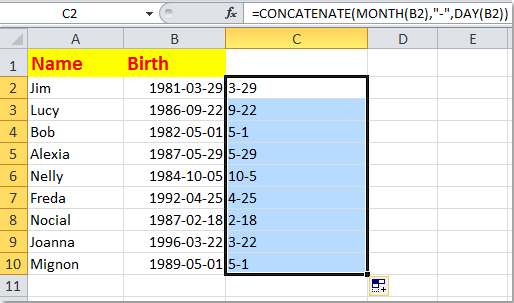 How To Remove Year From Date In Excel 