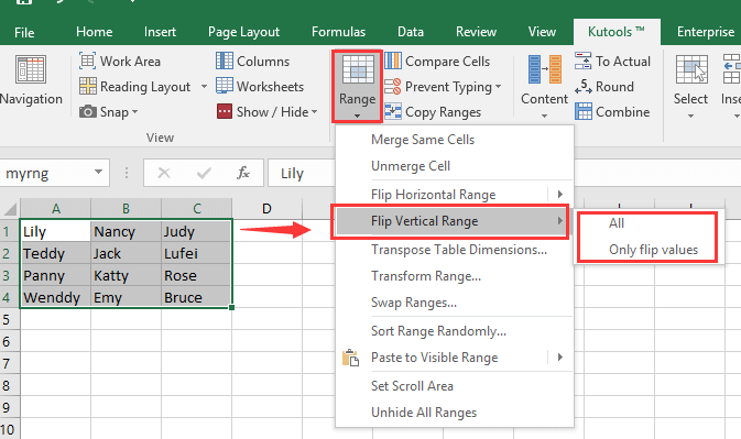 How To Rotate Table By 90 Or 180 Degrees In Excel 