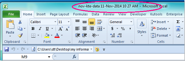 How To Save File With Date And Time In Excel 