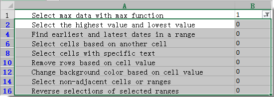 How To Select And Delete Every Even Rows In Excel 