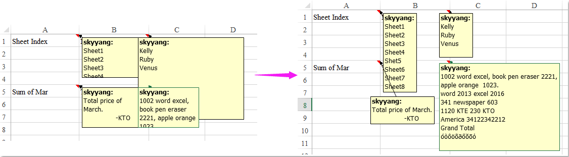 How To Show Or Hide All Comments And Comment Indicators In Excel 