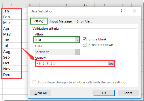 How To Set show Preselected Value For Drop Down List In Excel 