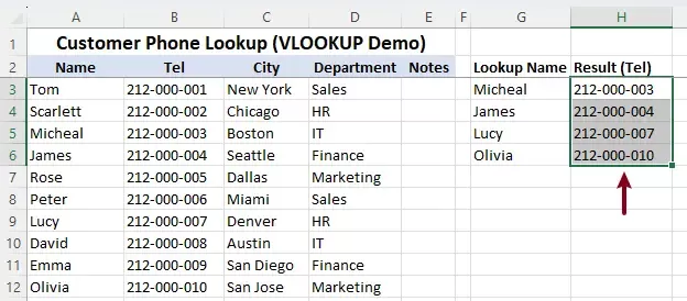 How to Quickly Apply VLOOKUP in Excel (No Formula Needed)