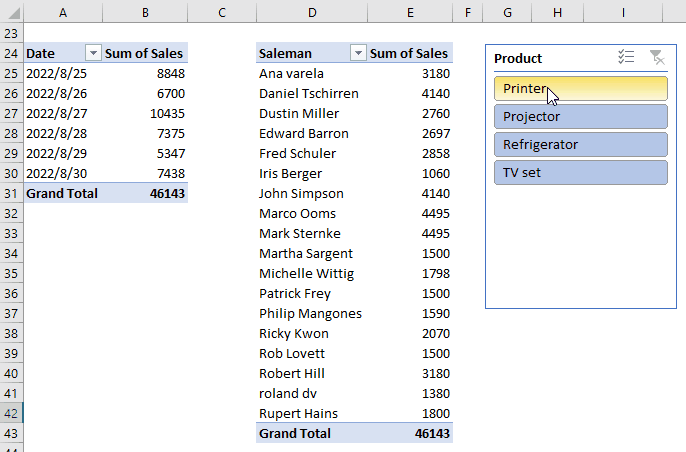 How To Combine More Than One Pivot Table In Excel Slicer Brokeasshome