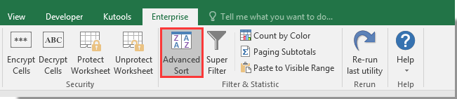 How to sort rows to put the blank cells on top in Excel?