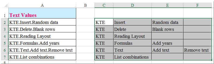 How To Split Cell Values Into Multiple Columns In Excel 