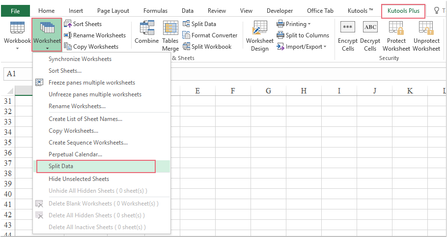 How To Split Data Into Multiple Worksheets Based On Column In Excel 