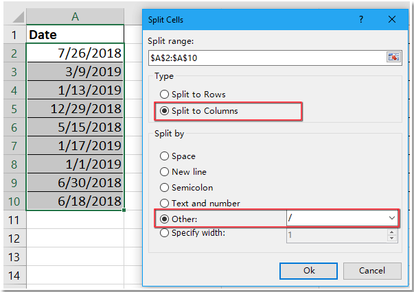 How To Quickly Split Date Into Separate Day Month And Year In Excel 