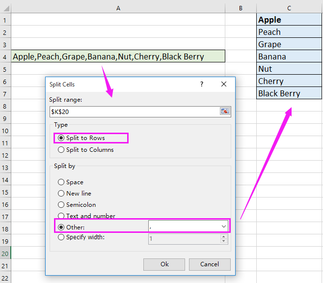 How To Split Numbers Into Columns In Excel 