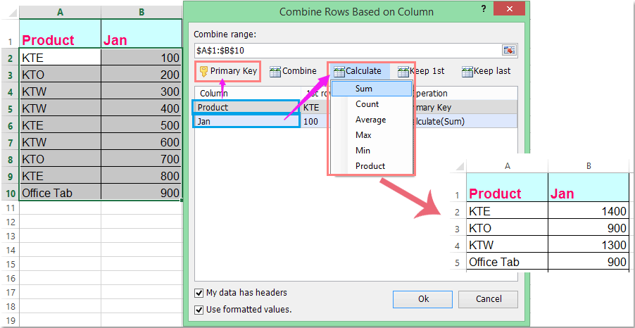 How To Sum Multiple Columns Based On Single Criteria In Excel 