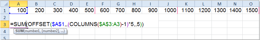 How To Sum Every N Rows Down In Excel 
