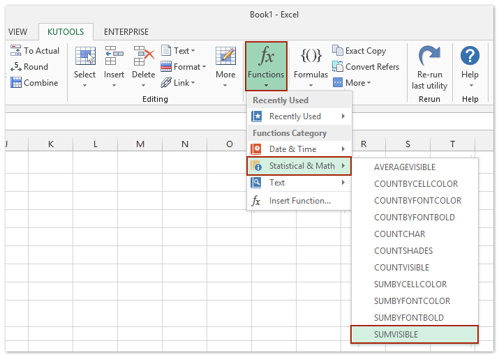Excel Formula Sum Filtered Cells Peran Sekolah