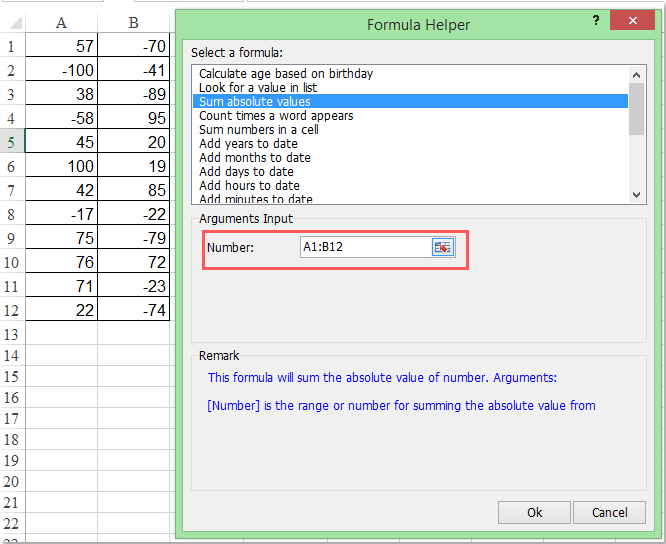 How To Sum Numbers Regardless Of Sign In Excel 