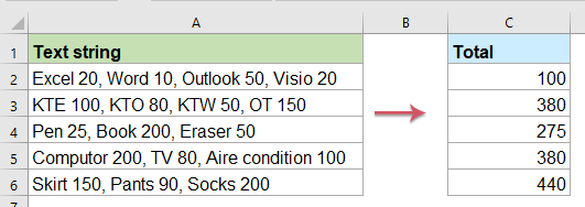 How To Sum Cells With Text And Numbers In Excel 2022 