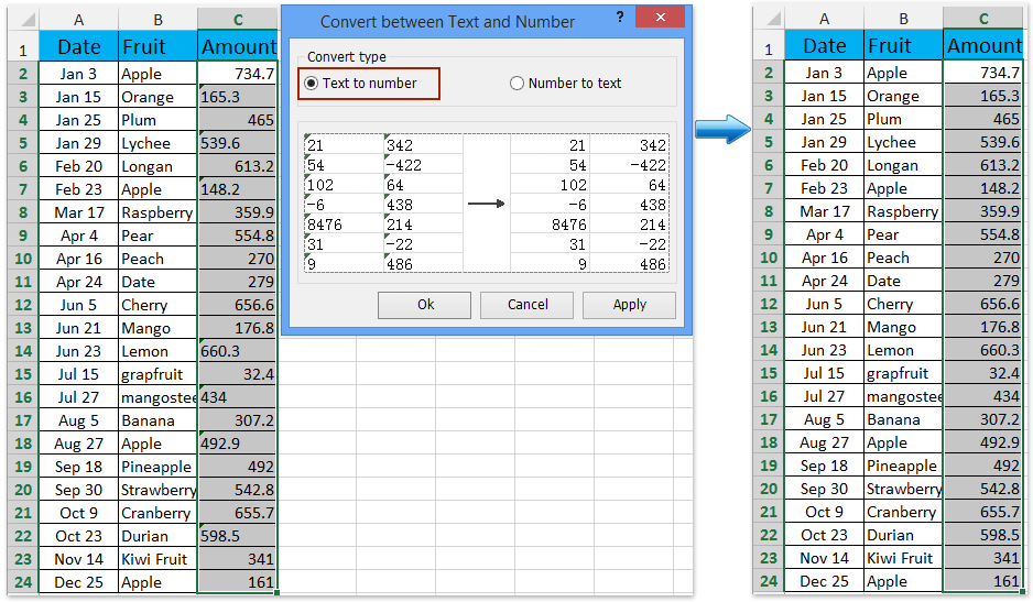 How To Sumif With Numbers Stored As Text In Excel 