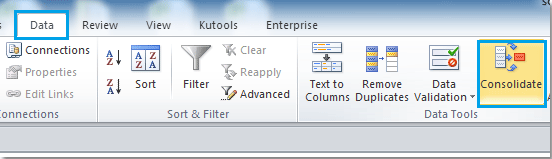 How To Summarize Data From Worksheets Workbooks Into One Worksheet 