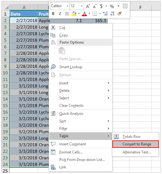 How To Add Subtotals And Total Row In A Table In Excel 