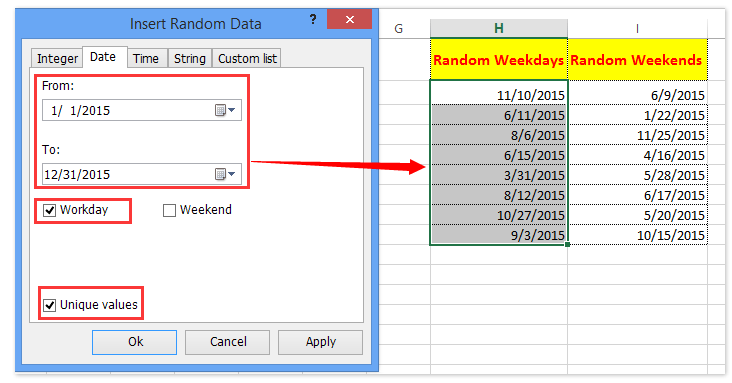 How To Filter Weekdays And Weekend Days In Excel 