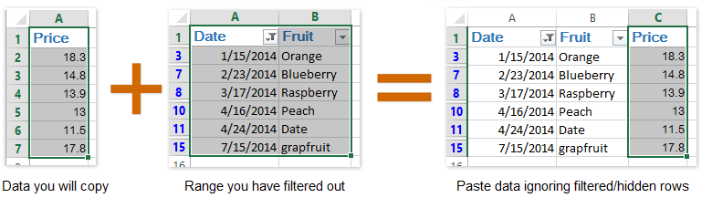How To Paste Skipping filtered Cells And Rows In Excel 