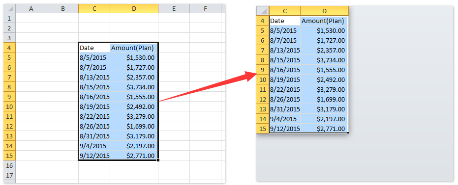 How To Only Show Print Area In A Worksheet In Excel 