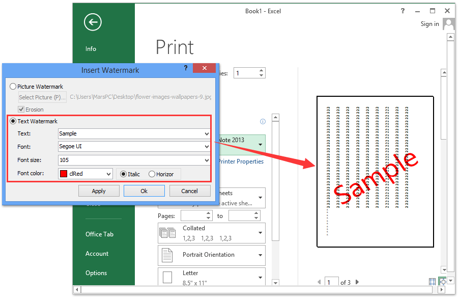 Inserire Scritta Sfondo Excel Sfondo Moderno