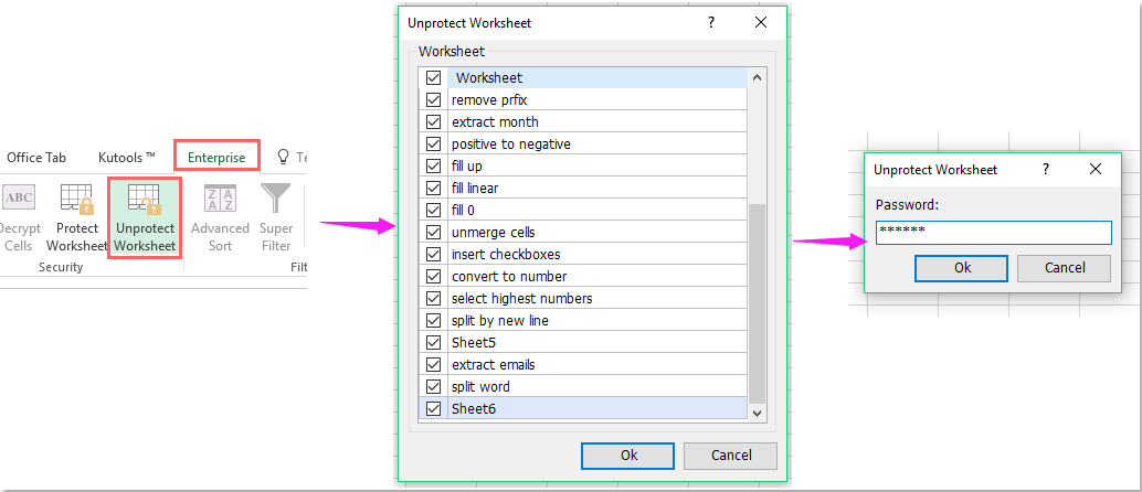 How To Unprotect Multiple Worksheets At Once In Excel 
